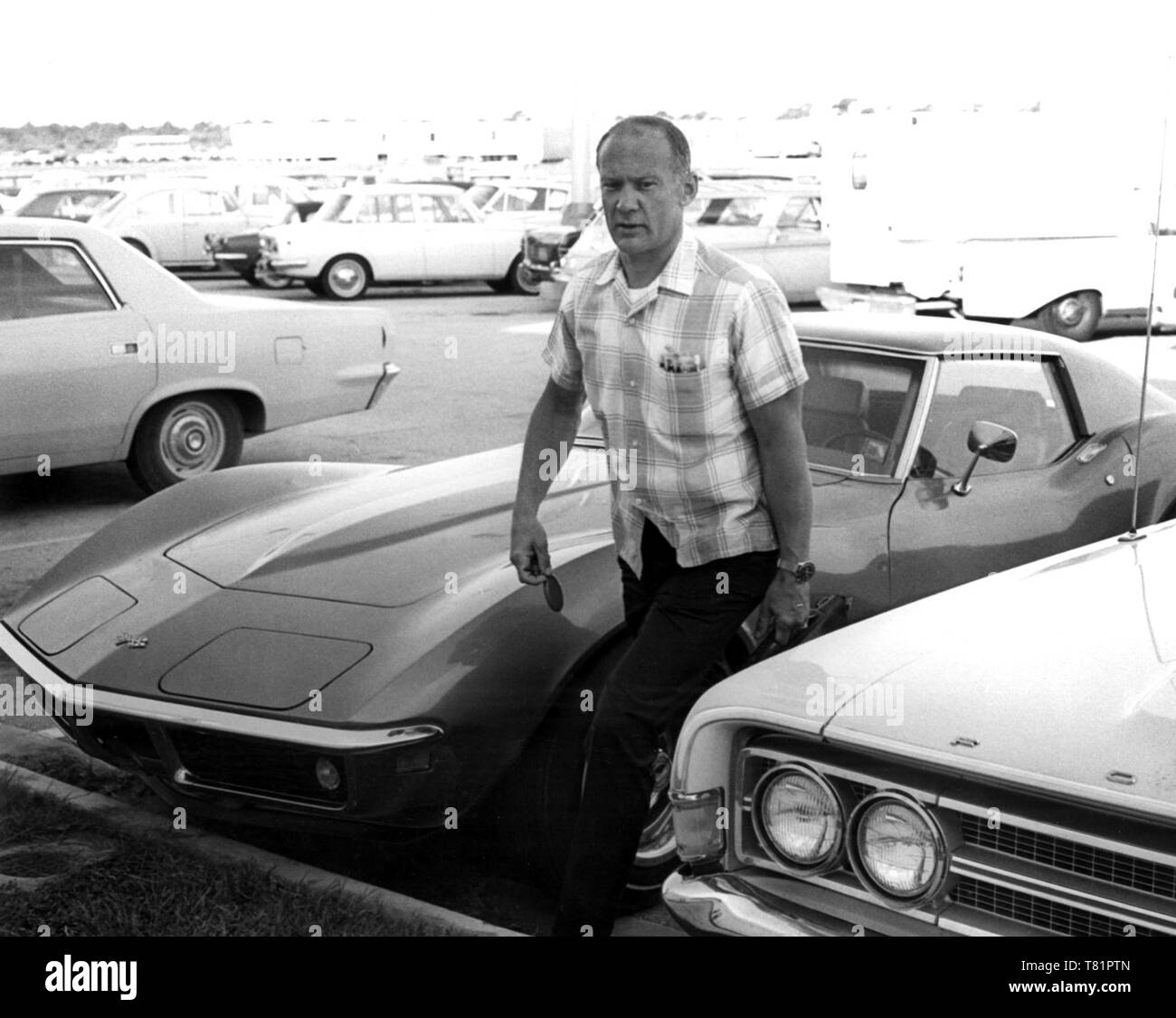 Apollo 11, Buzz Aldrin Arrives at KSC, 1969 Stock Photo - Alamy