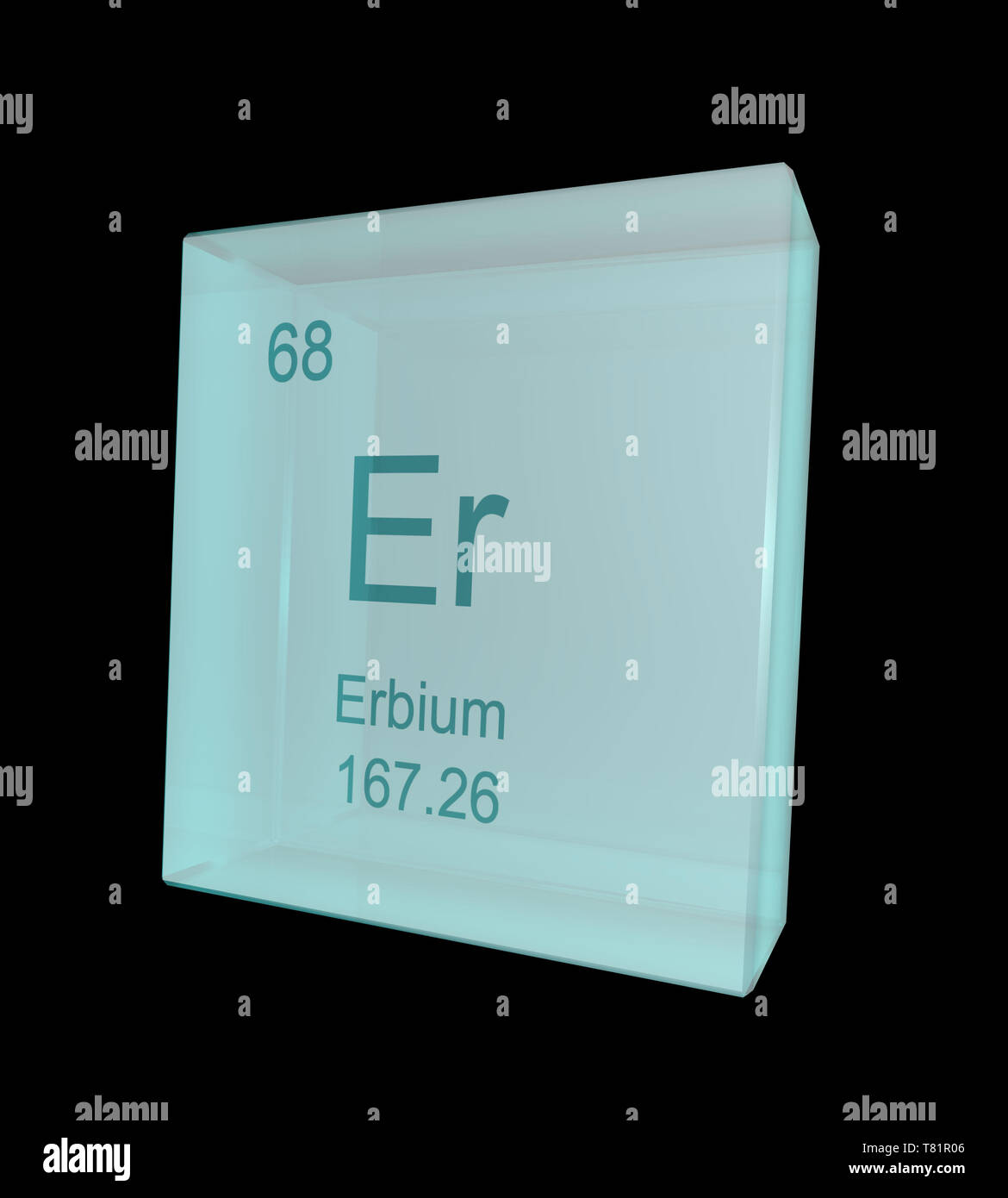 Erbium, Chemical Element Symbol, Illustration Stock Photo - Alamy