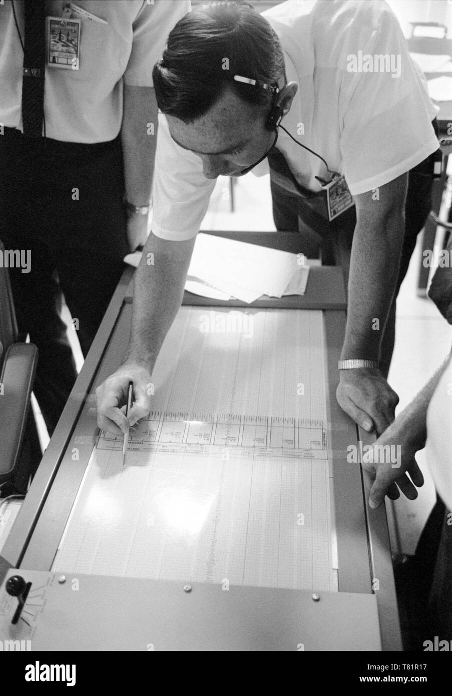Apollo 11, Passive Seismic Experiment Data, 1969 Stock Photo - Alamy