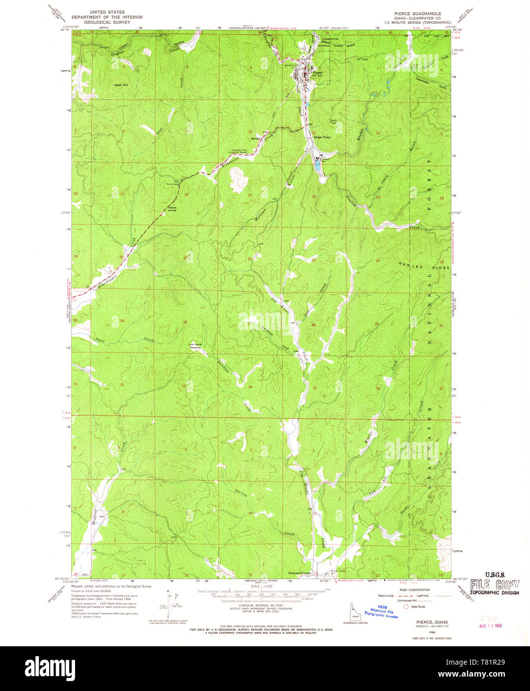 Pierce idaho hi-res stock photography and images - Alamy