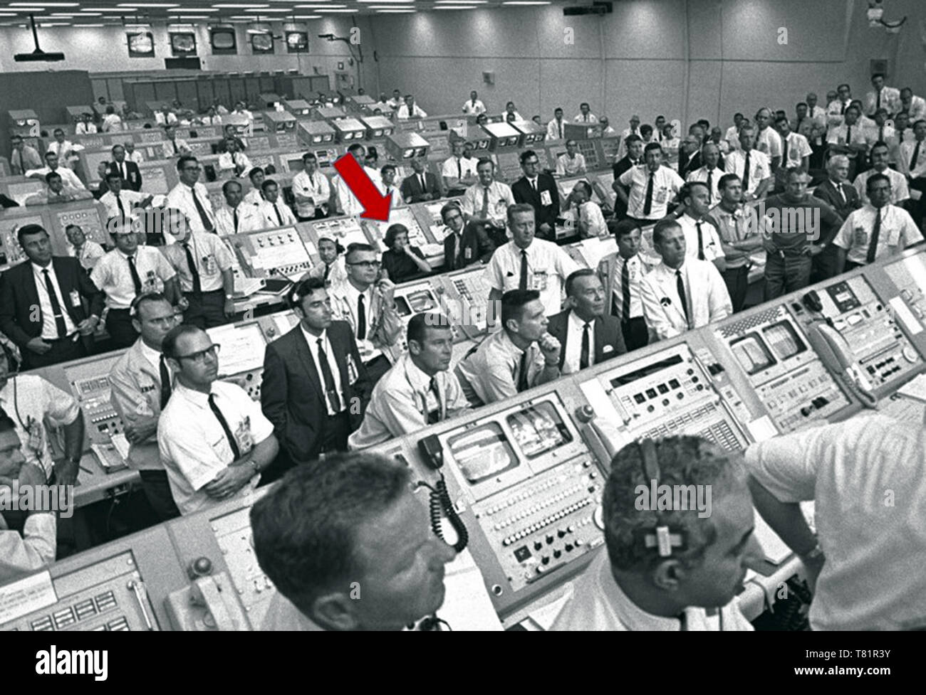 Apollo 11, Launch Control Center, JoAnn Morgan, 1969 Stock Photo - Alamy