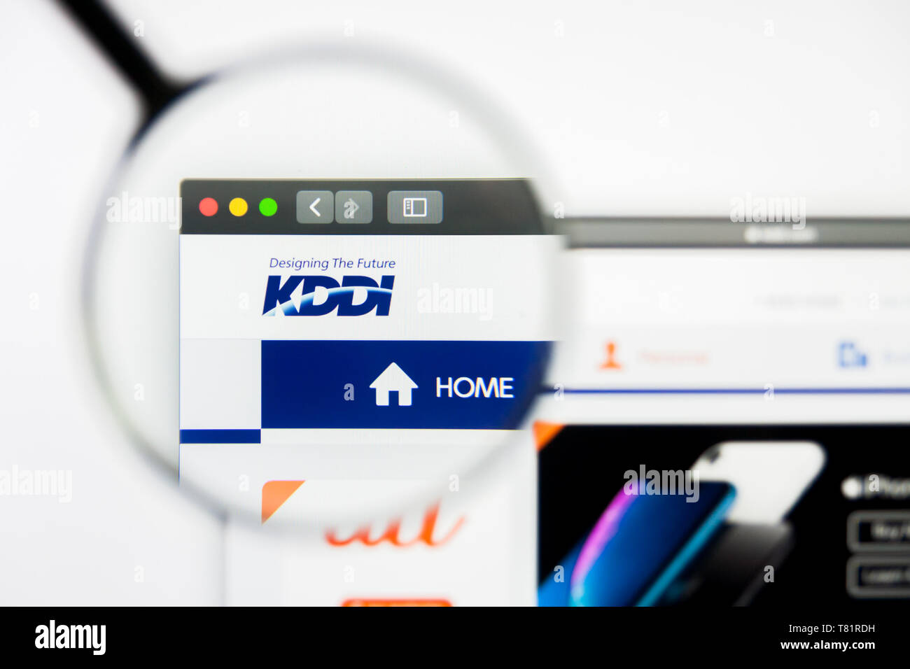 Kddi logo hi-res stock photography and images - Alamy