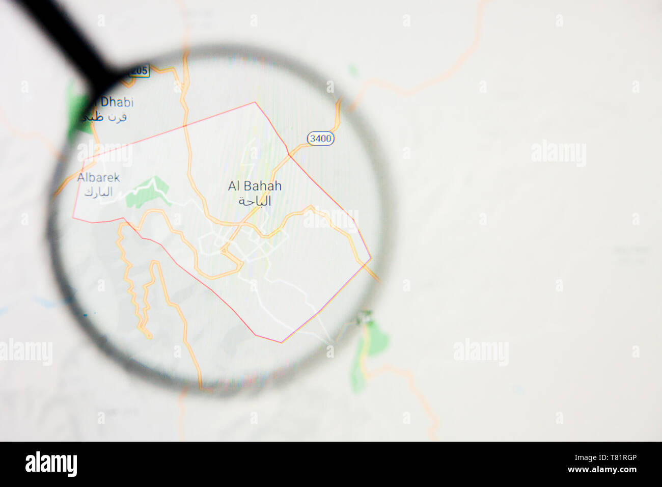 Map of al bahah hi-res stock photography and images - Alamy