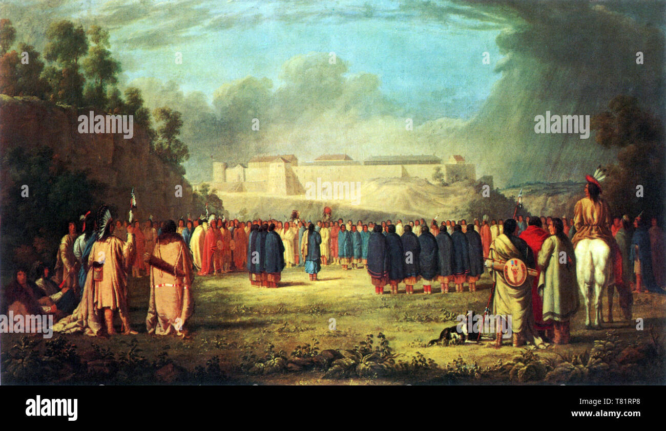 Sioux Indian Scalp Dance Stock Photo - Alamy