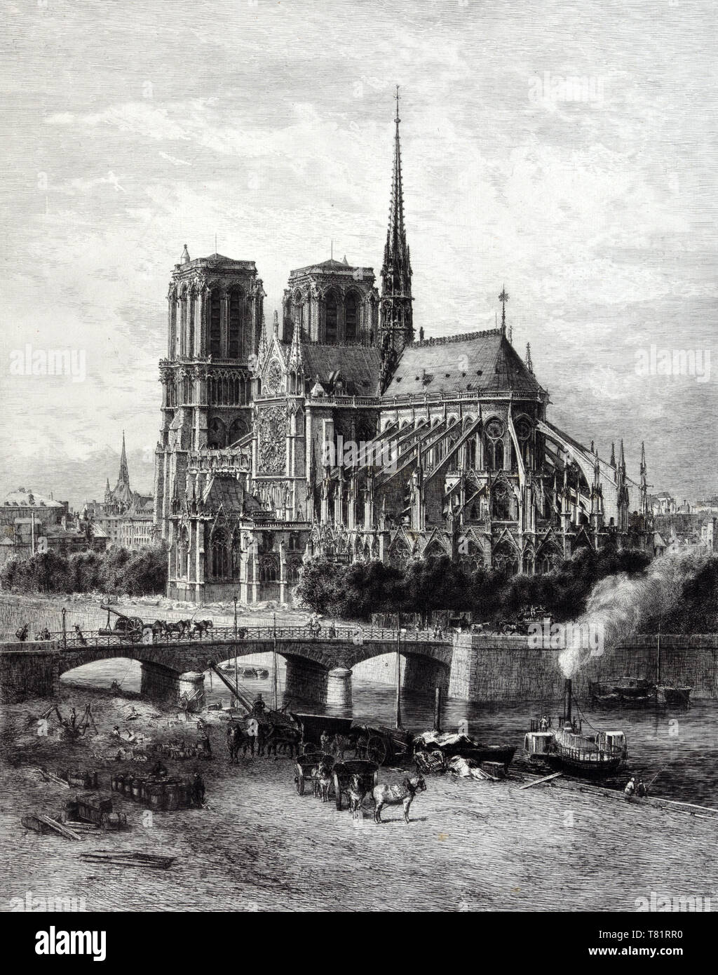 Paris 1800s hi-res stock photography and images - Alamy