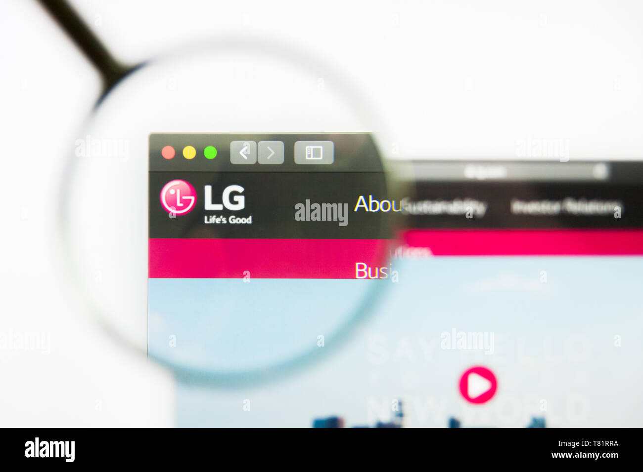 Los Angeles, California, USA - 8 April 2019: Illustrative Editorial of ...