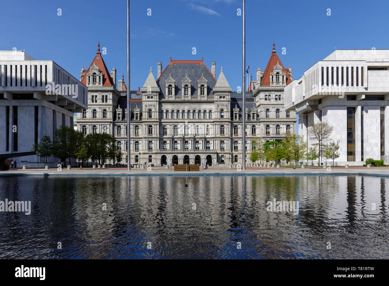 The New York State Capitol Building, 1867-1899, Albany. H.H. Richardson ...