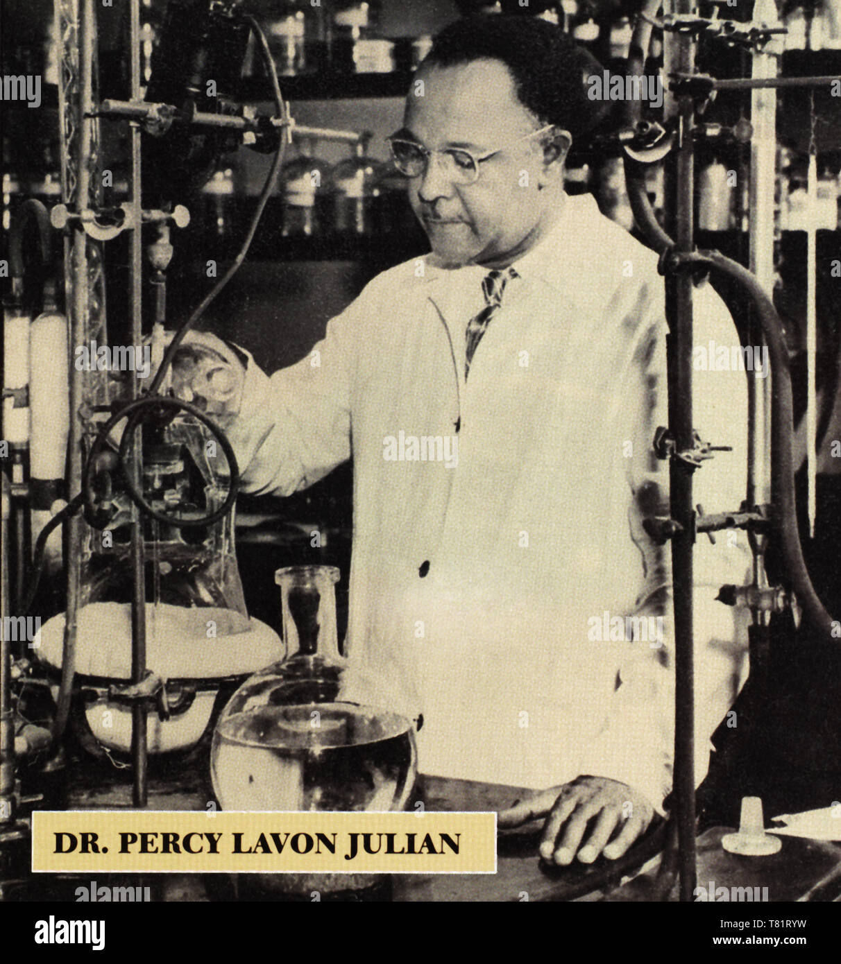 Percy Lavon Julian, African-American Chemist Stock Photo - Alamy