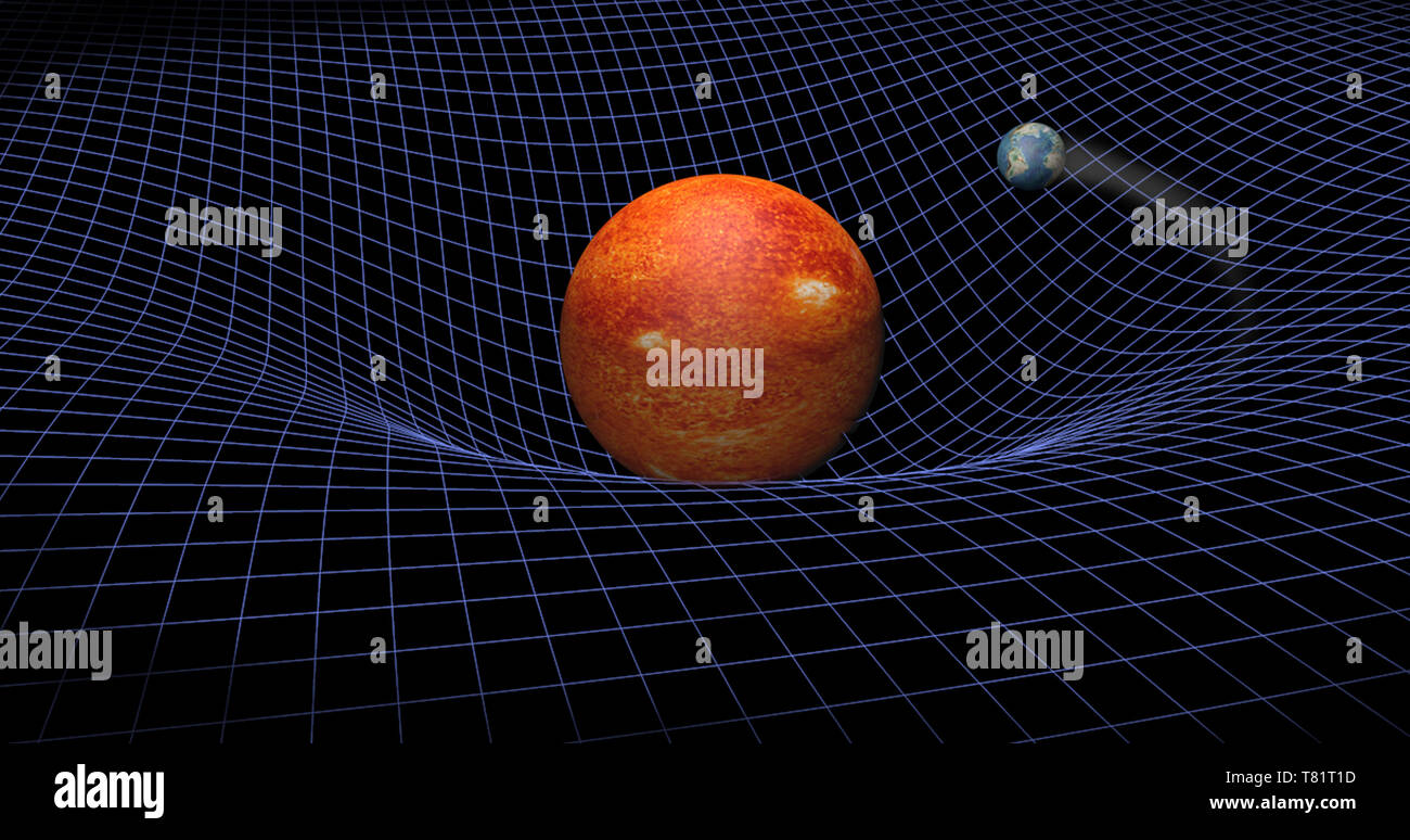 Einstein's theory of general relativity hi-res stock photography and ...