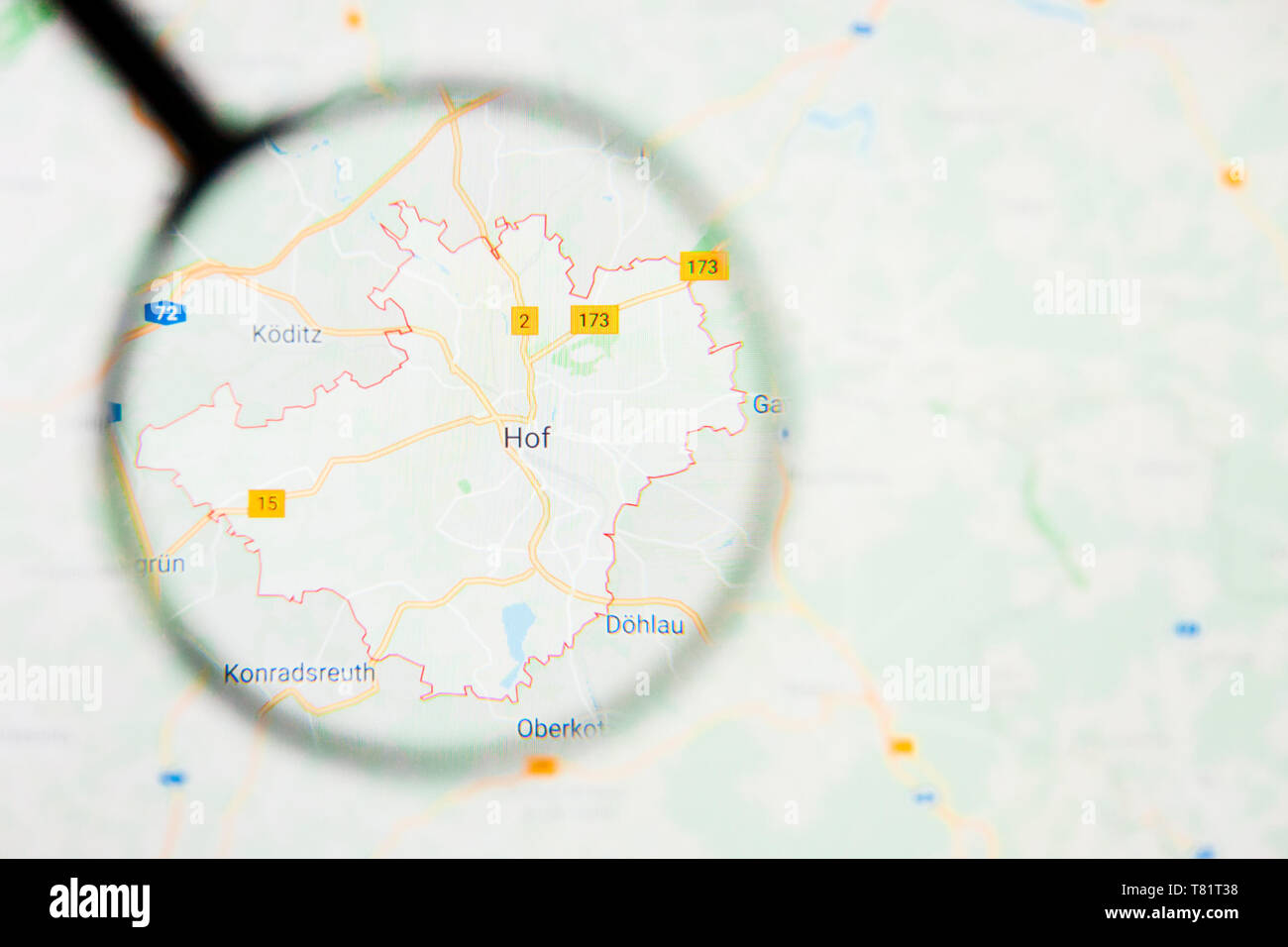 Hof map hi-res stock photography and images - Alamy