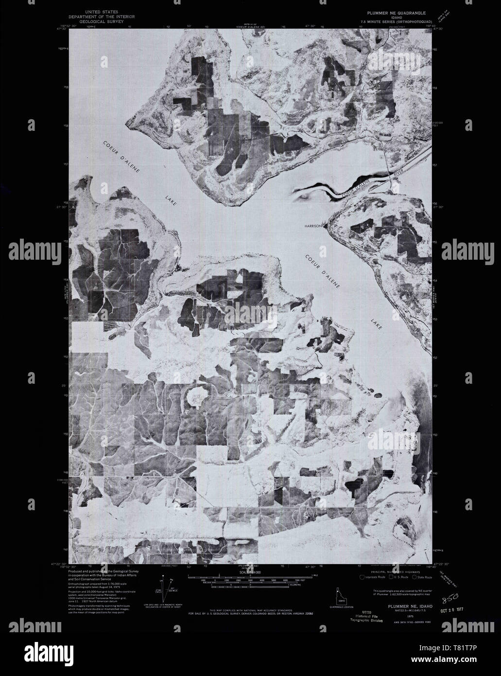 Map of plummer hi-res stock photography and images - Alamy