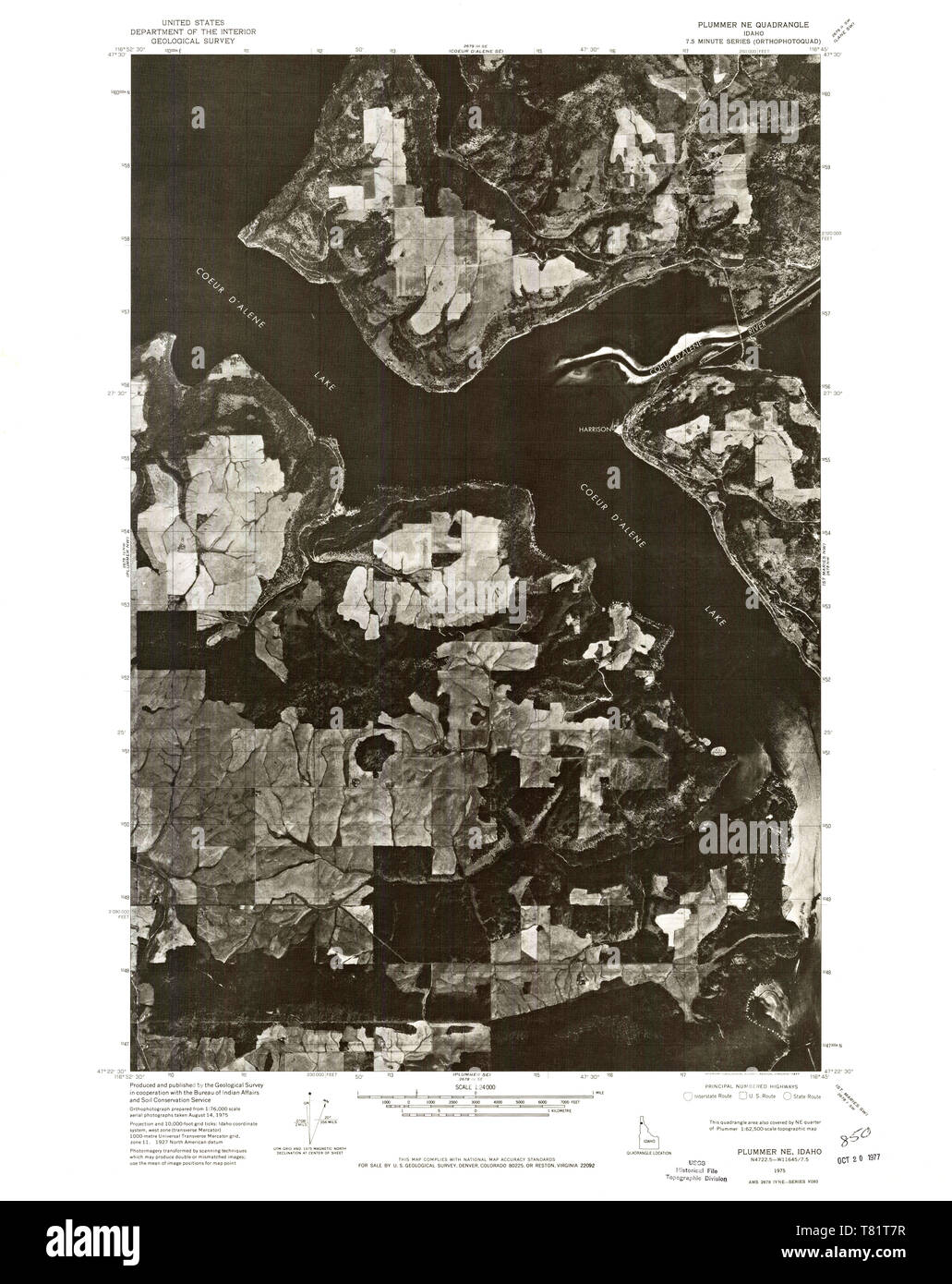 Map of plummer hi-res stock photography and images - Alamy