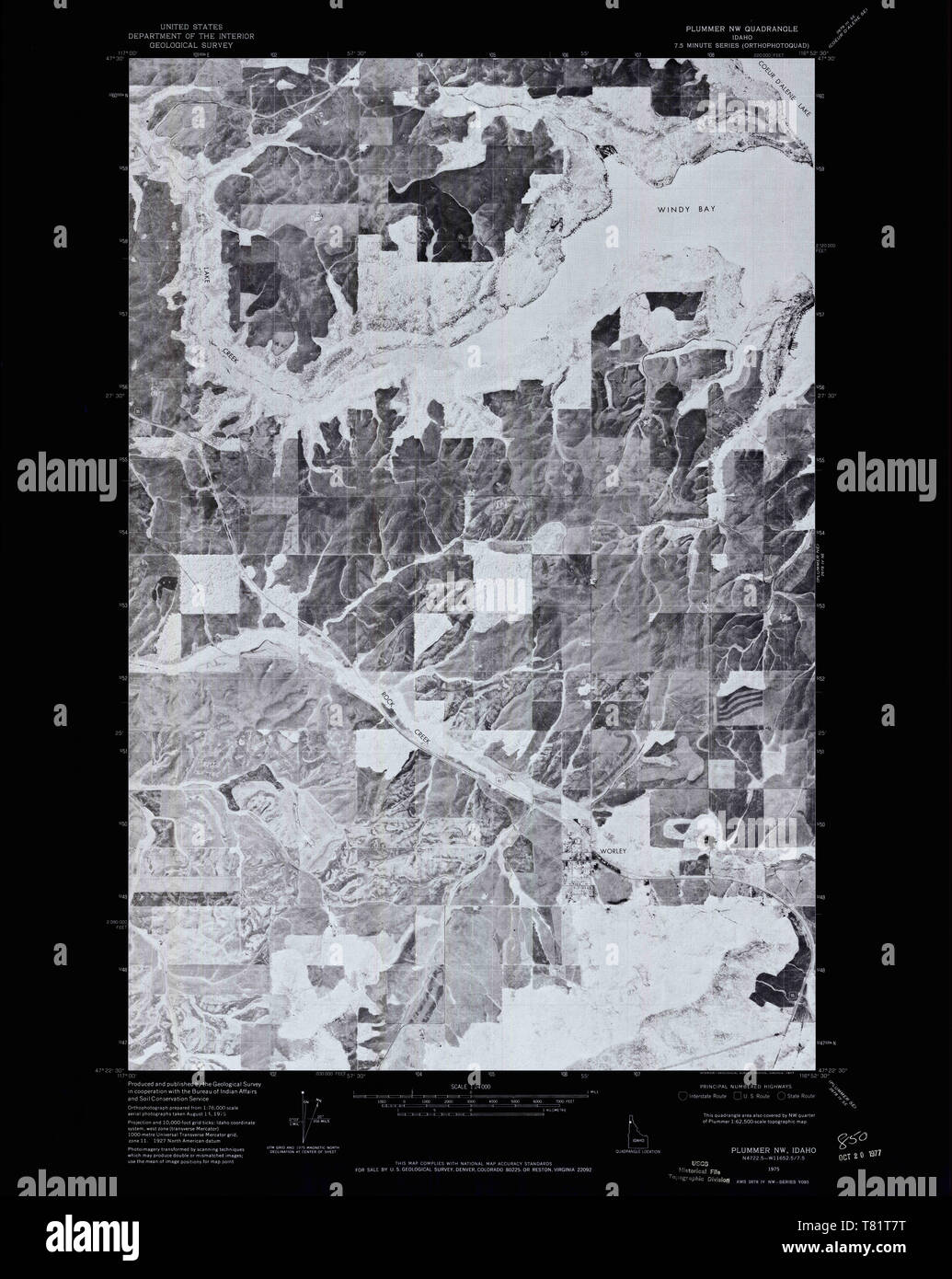 Map of plummer hi-res stock photography and images - Alamy