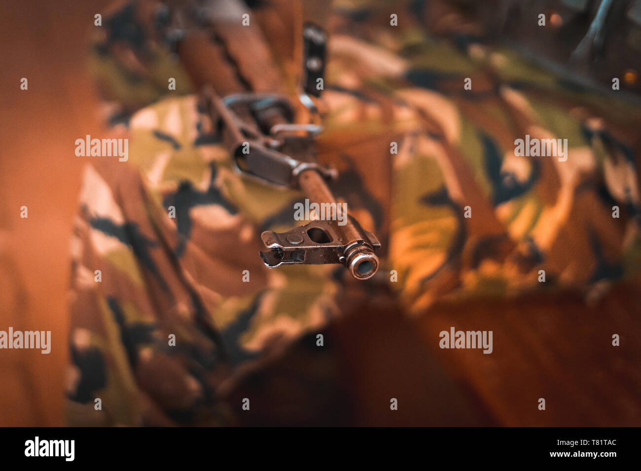 Ranger weapon ak47 antipoaching counterpoaching in Africa, central ...