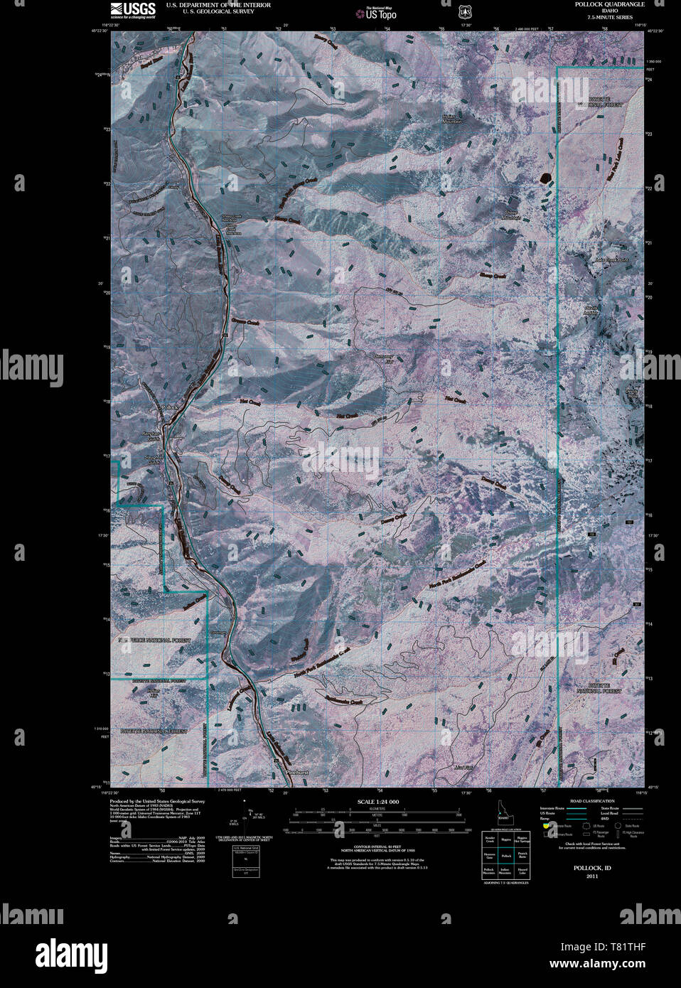 Pollock map hi-res stock photography and images - Alamy