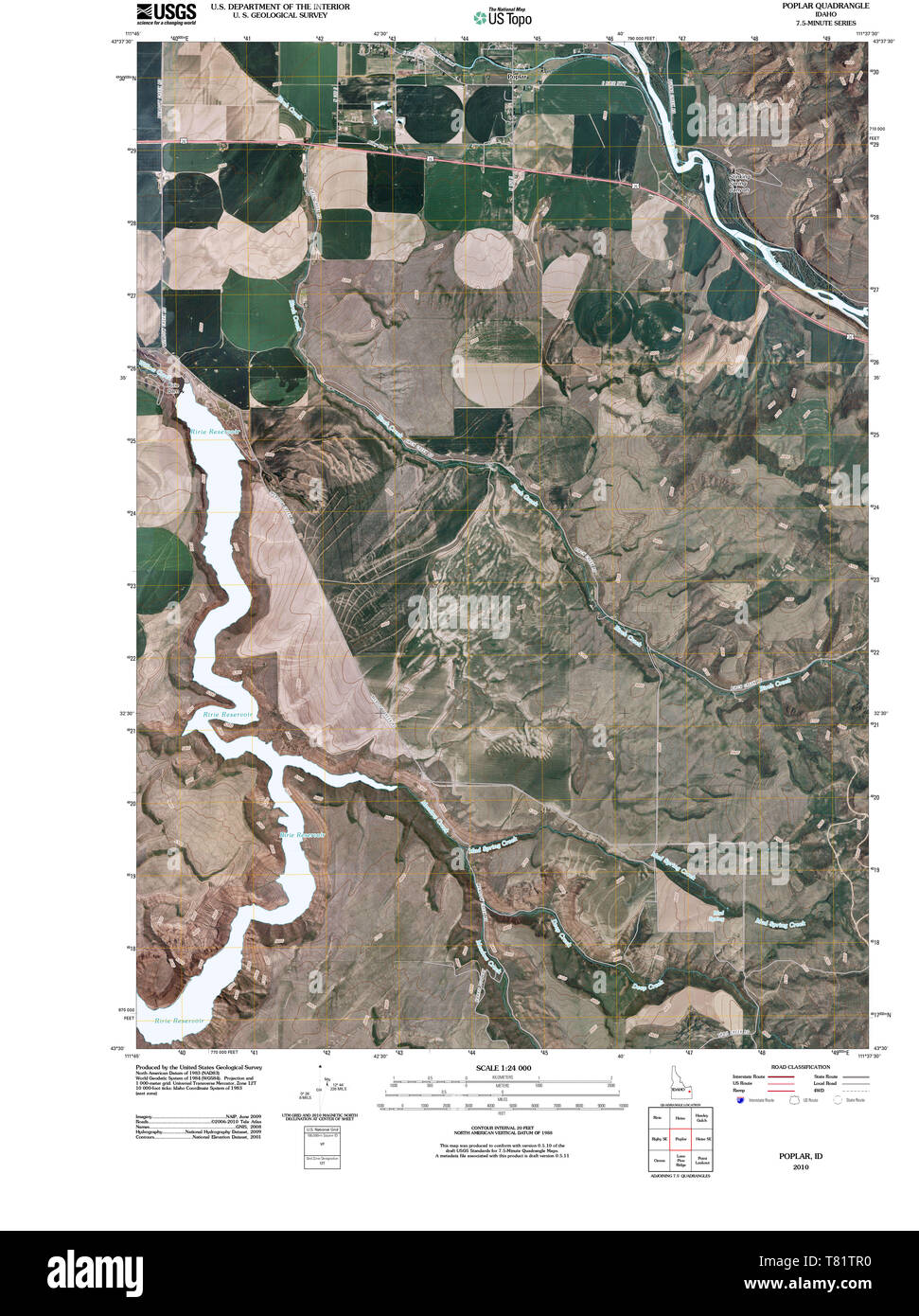 Map of poplar hi-res stock photography and images - Alamy