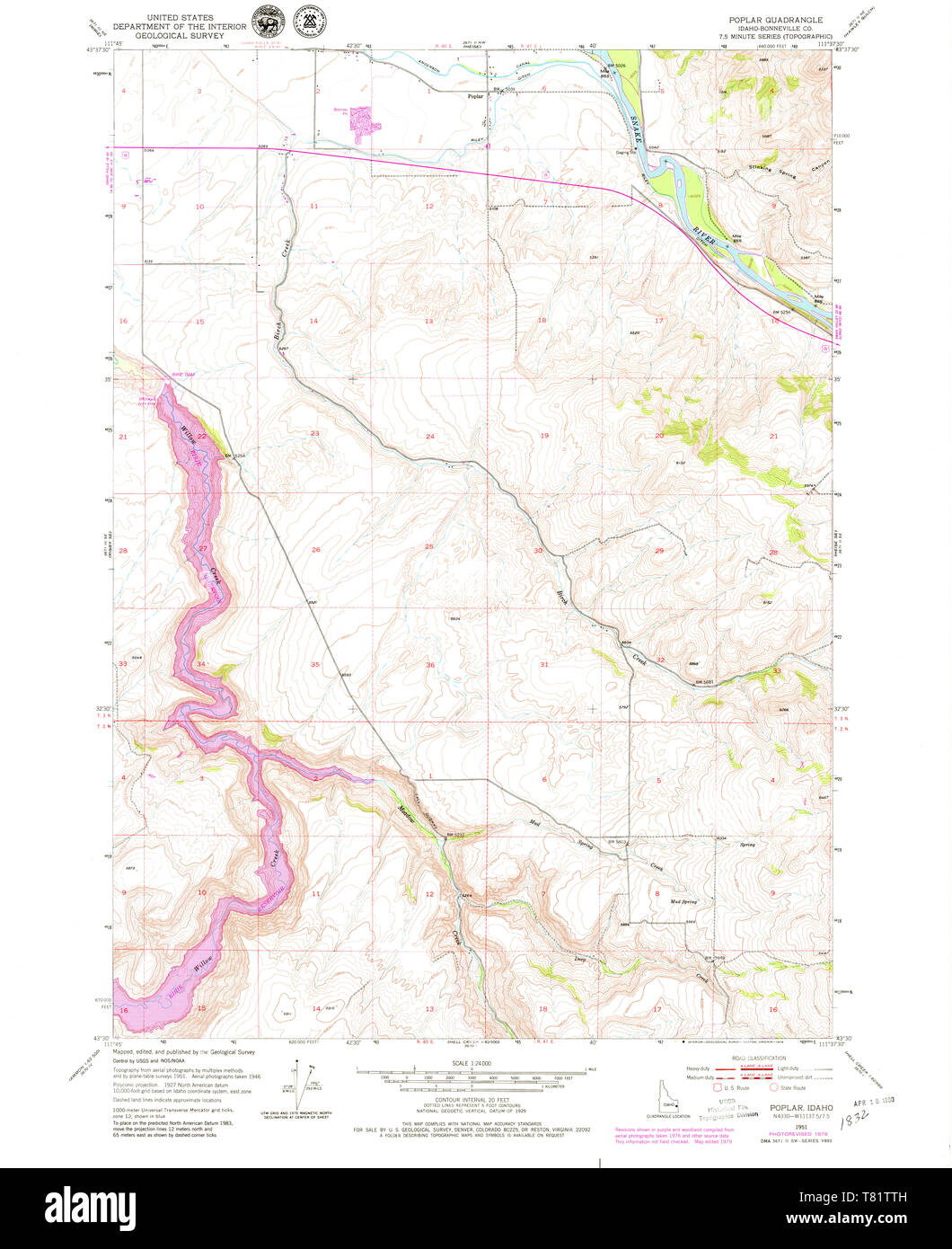 Poplar map Cut Out Stock Images & Pictures - Alamy