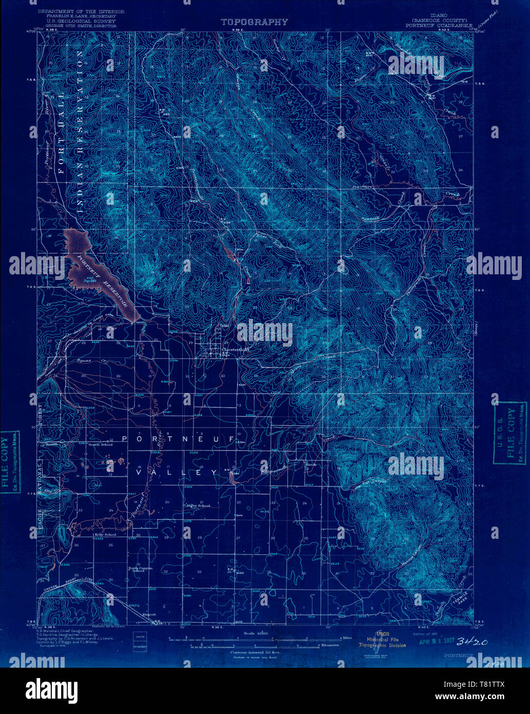 Portneuf map hi-res stock photography and images - Alamy