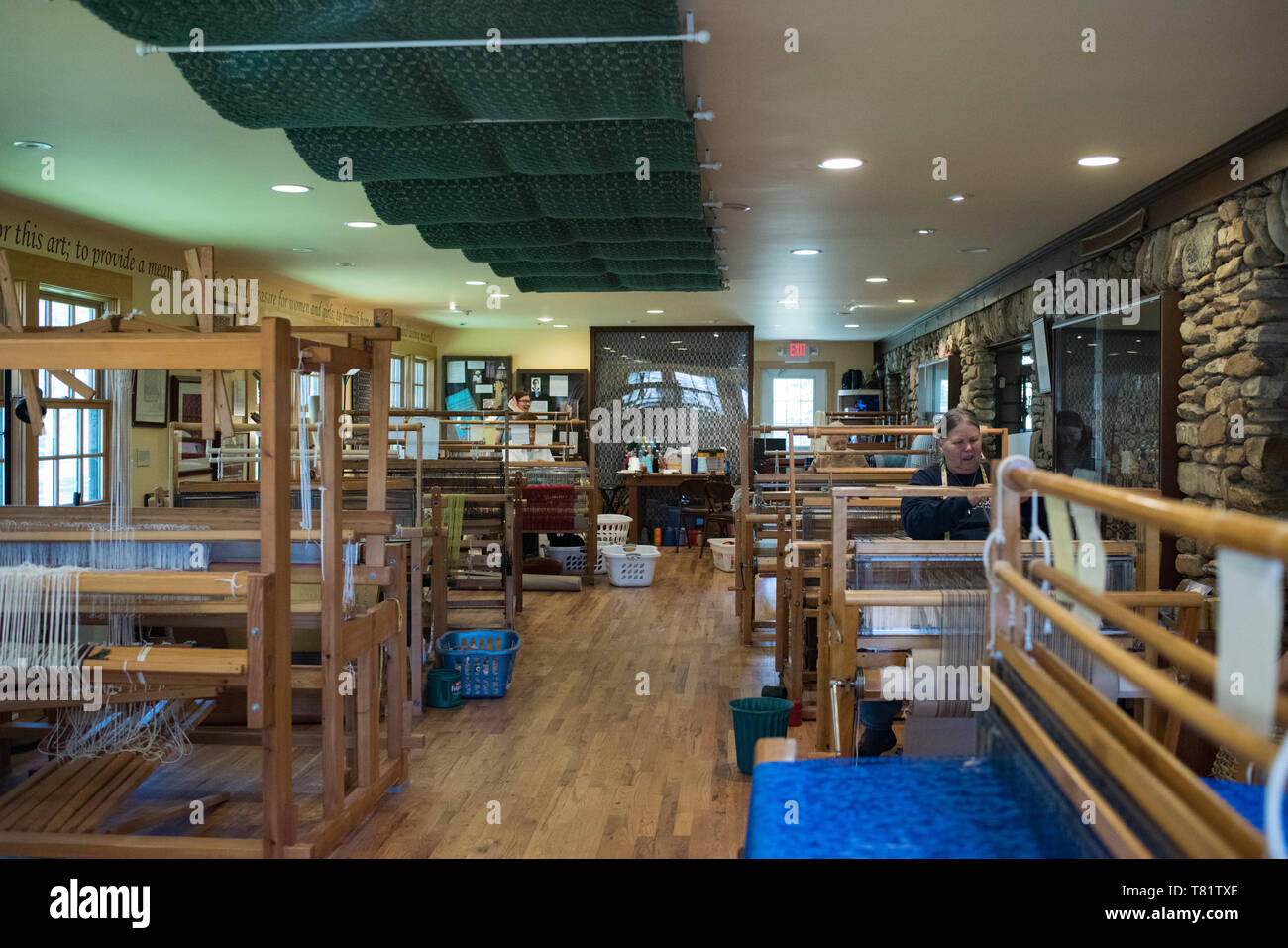 The Women Weavers of the Weaving Room at The Crossnore School have been ...