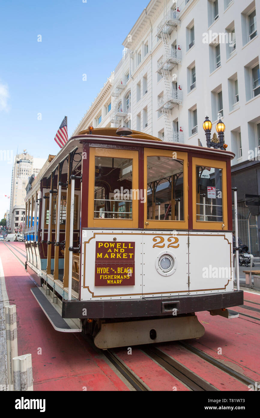 Cable Car in San Francisco, California Stock Photo - Alamy