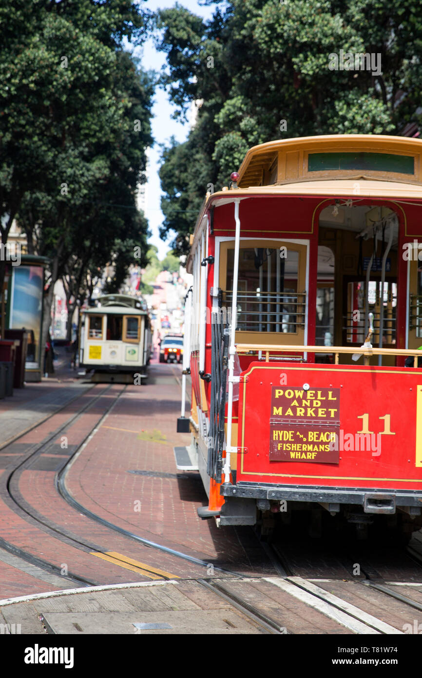 Cable Car in San Francisco, California Stock Photo - Alamy