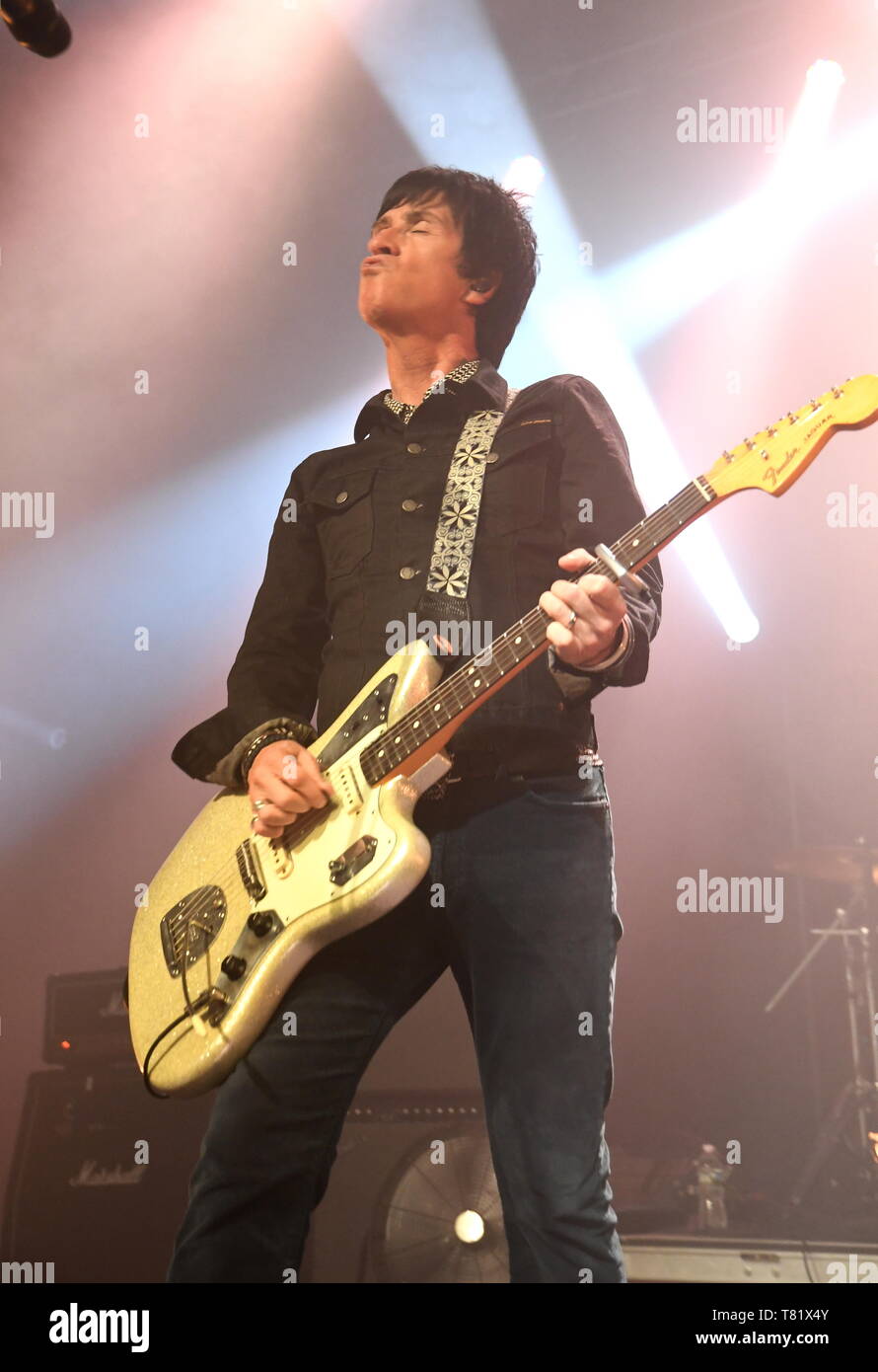 Singer, songwriter and guitarist Johnny Marr is shown performing on ...