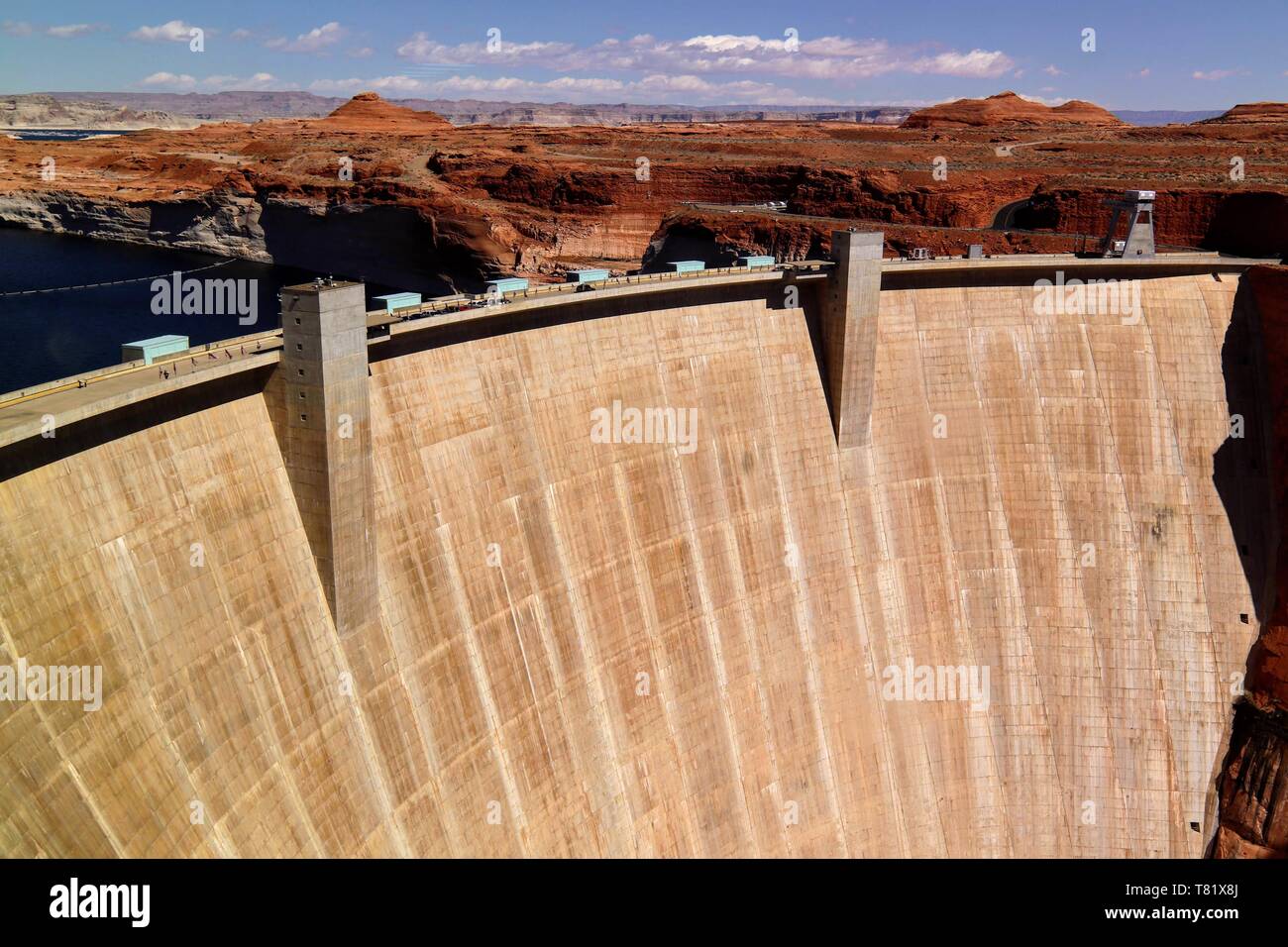 Glenn Canyon Dam Stock Photo - Alamy