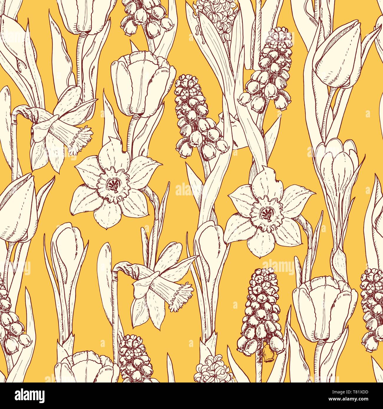 Spring material illustration Stock Vector Images - Alamy
