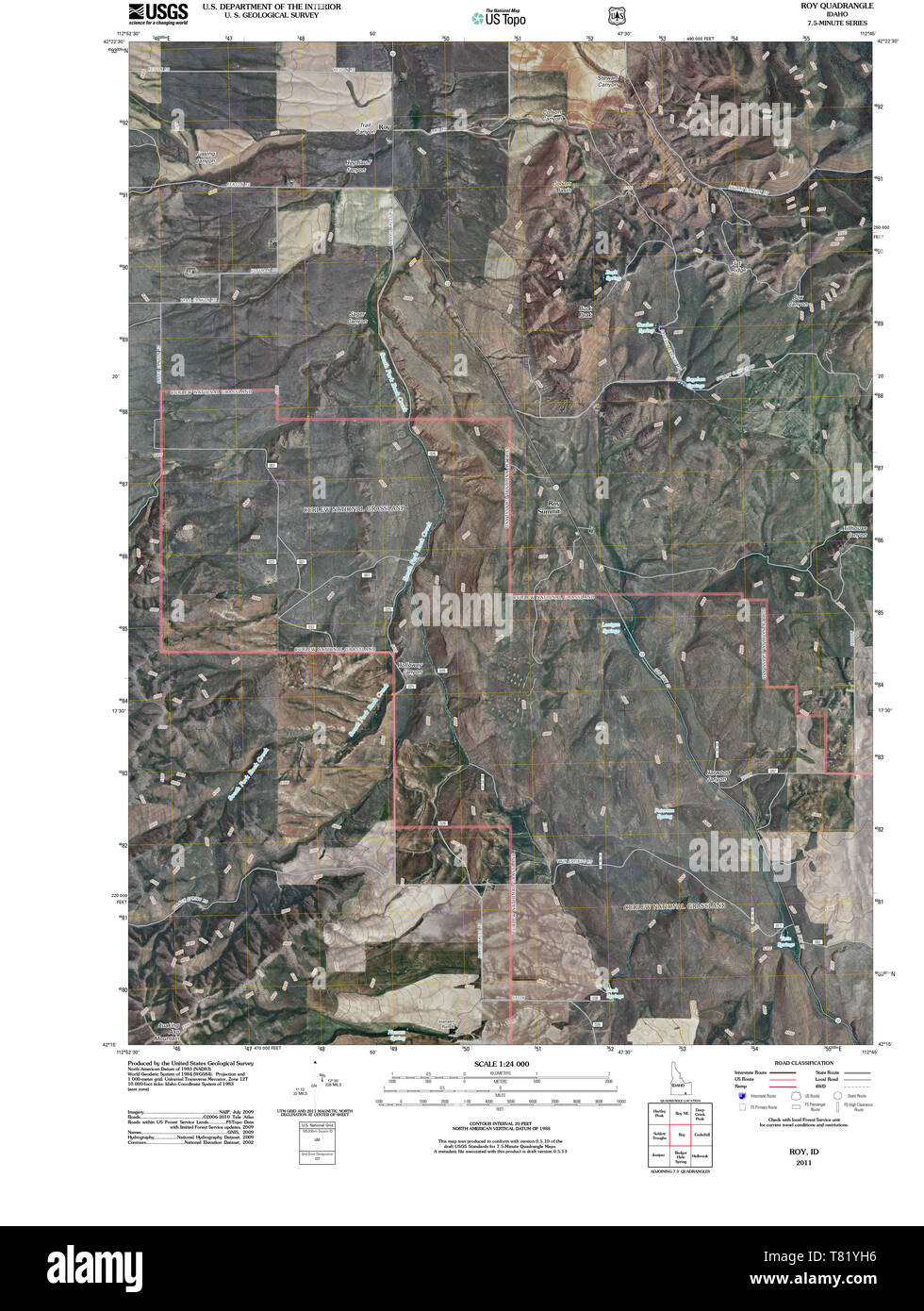 Map of roy Cut Out Stock Images & Pictures - Alamy