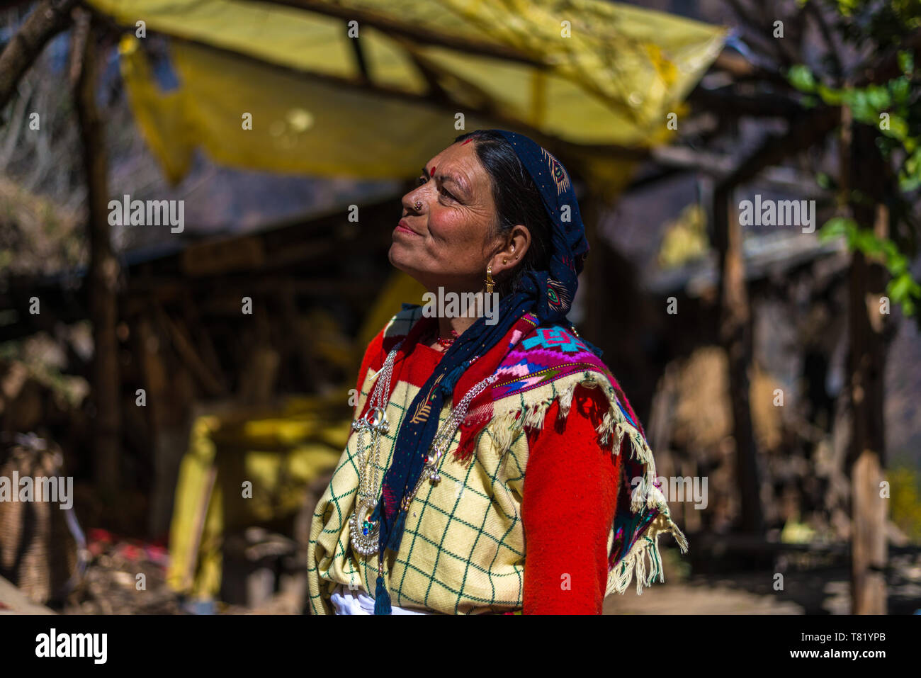 Kullu, Himachal Pradesh, India - February 23, 2019 : Portrait of ...