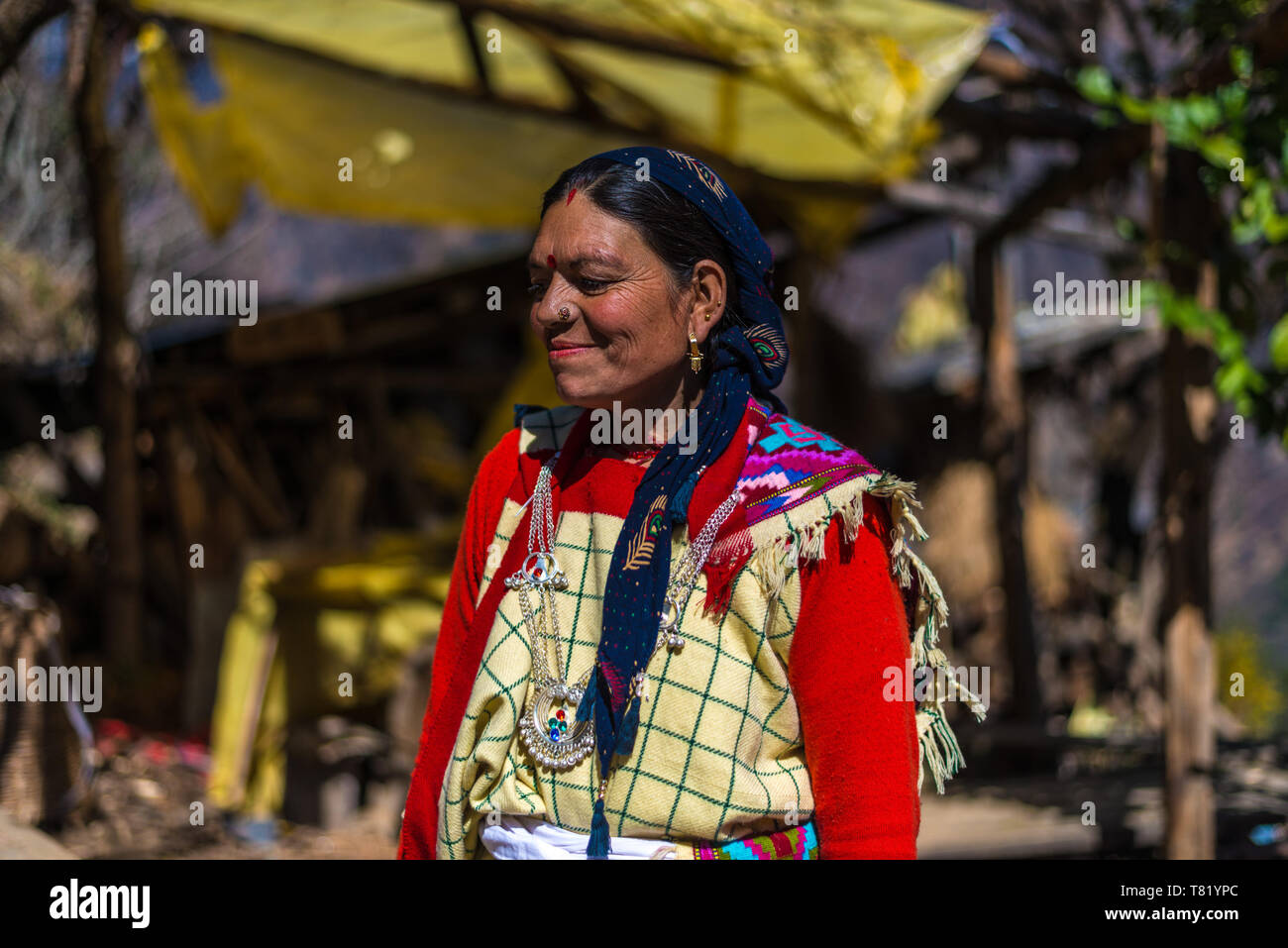 Kullu, Himachal Pradesh, India - February 23, 2019 : Portrait of ...