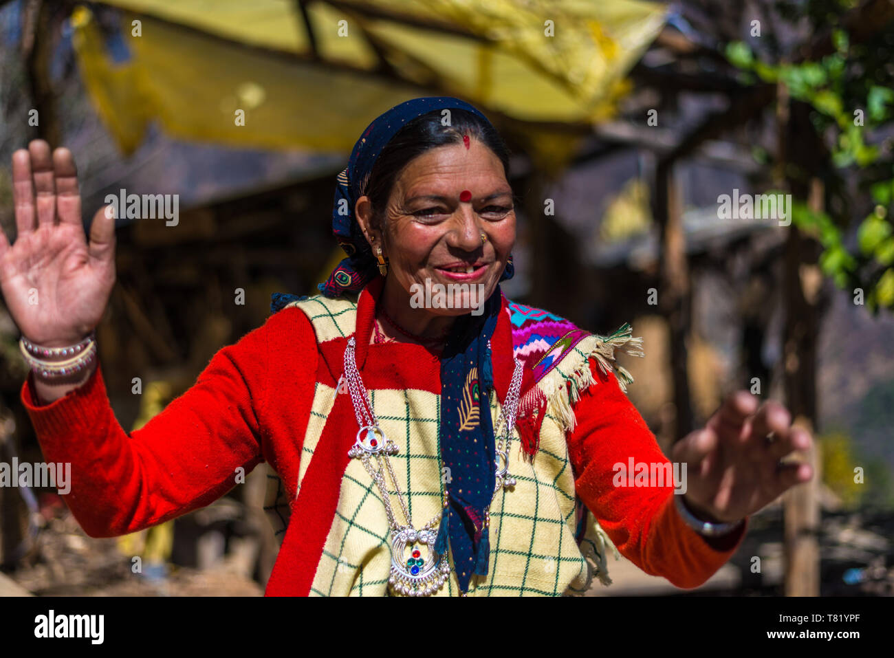 Kullu, Himachal Pradesh, India - February 23, 2019 : Portrait of ...