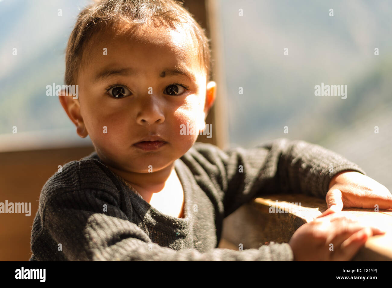 Kullu, Himachal Pradesh, India - April 01, 2019 : Portrait of Himalayan ...