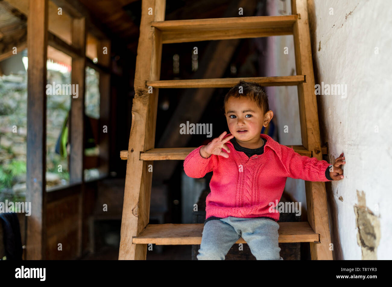 Kullu, Himachal Pradesh, India - April 01, 2019 : Portrait of Himalayan ...