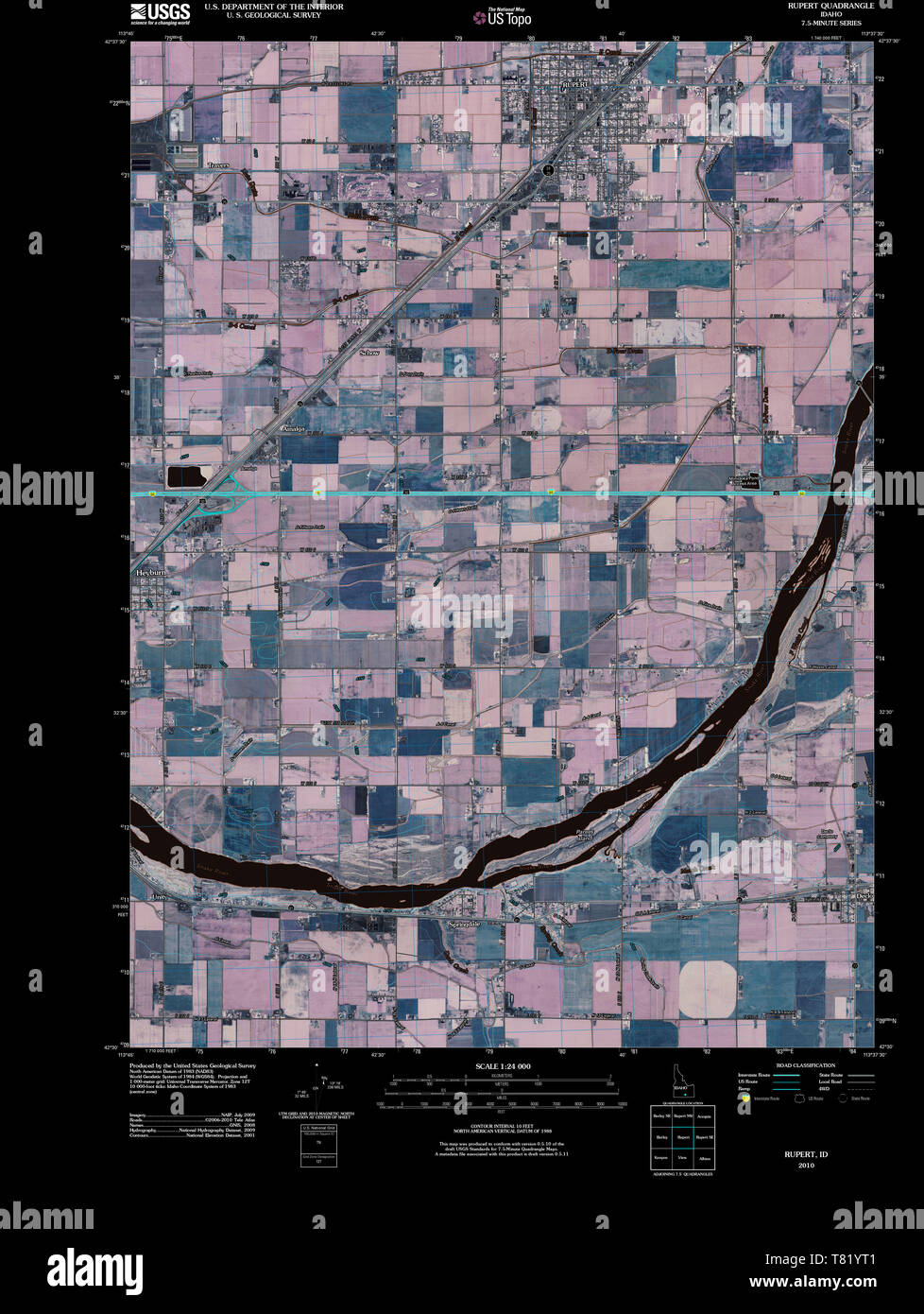 Rupert map hi-res stock photography and images - Alamy