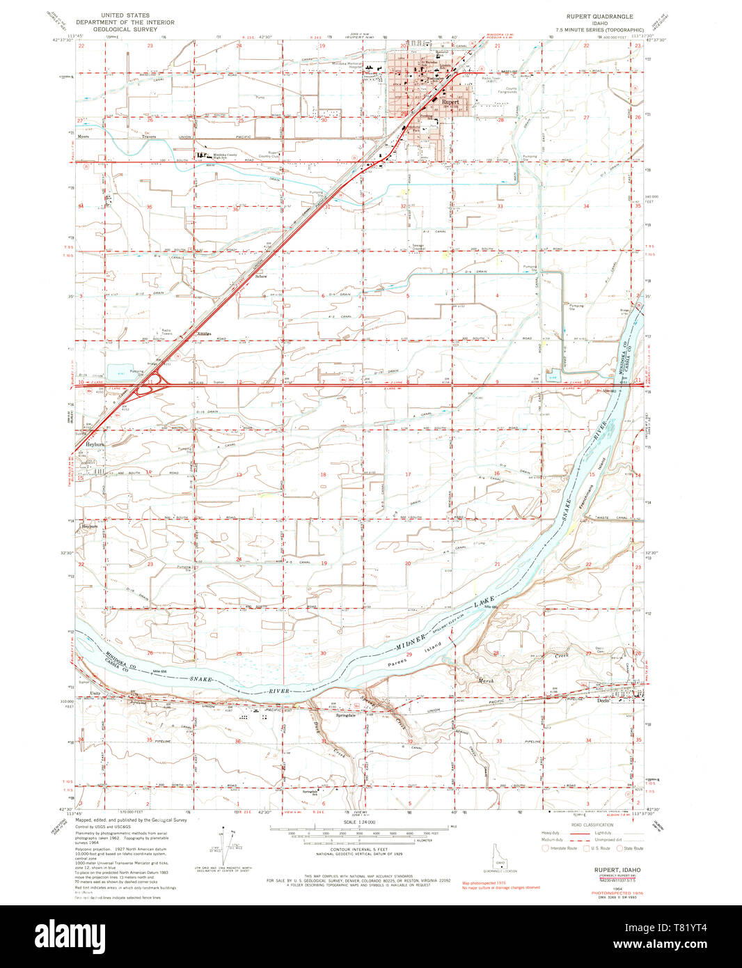 Rupert map hi-res stock photography and images - Alamy