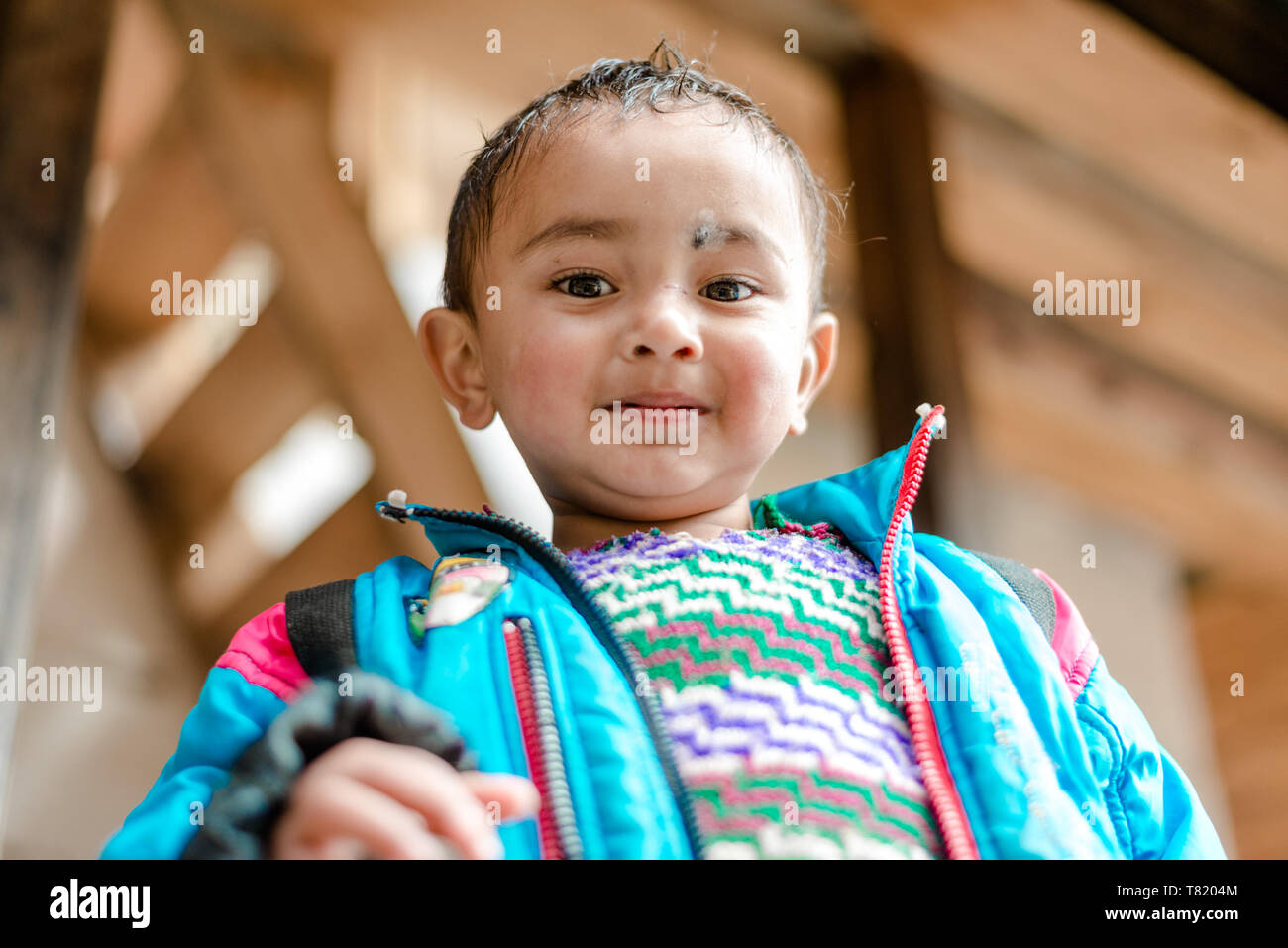 Kullu, Himachal Pradesh, India - April 01, 2019 : Portrait of Himalayan ...