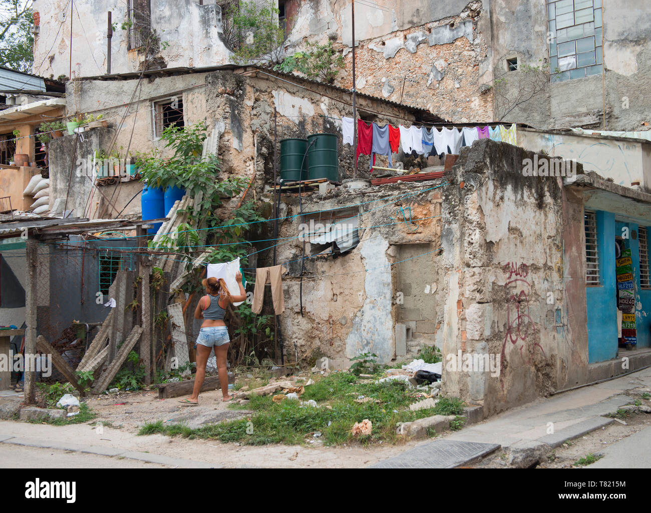 Havana the capital of Cuba, a city with a bit of dilapidation as US ...