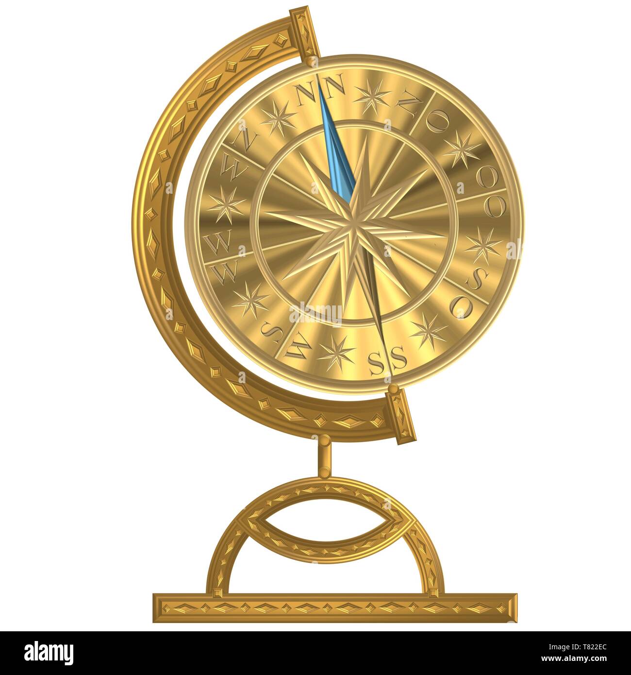 Kompass map hi-res stock photography and images - Alamy