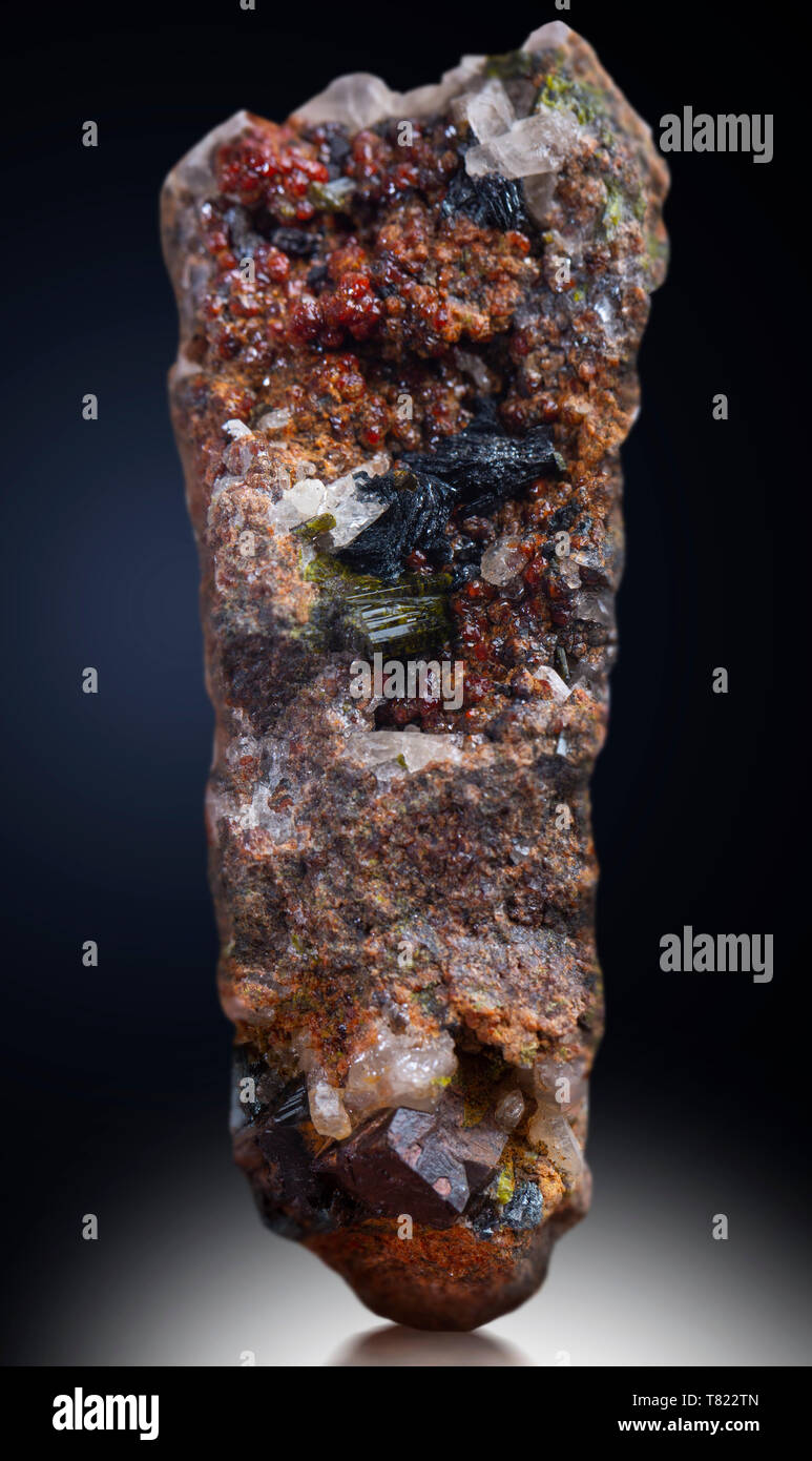 mineral specimen stone rock quartz Stock Photo - Alamy