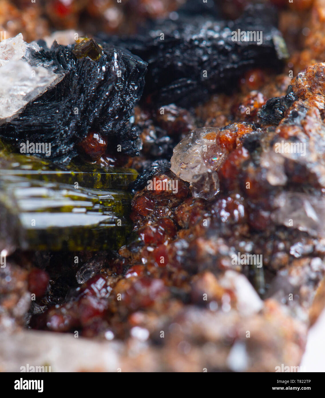 mineral specimen stone rock quartz Stock Photo - Alamy