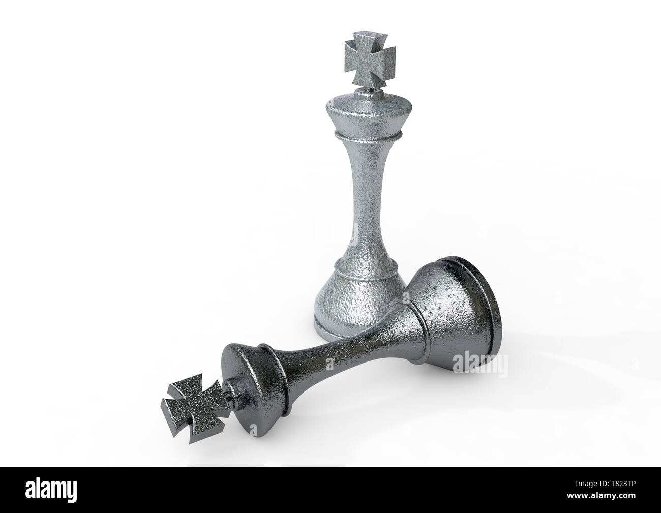 Fallen chess king hi-res stock photography and images - Alamy