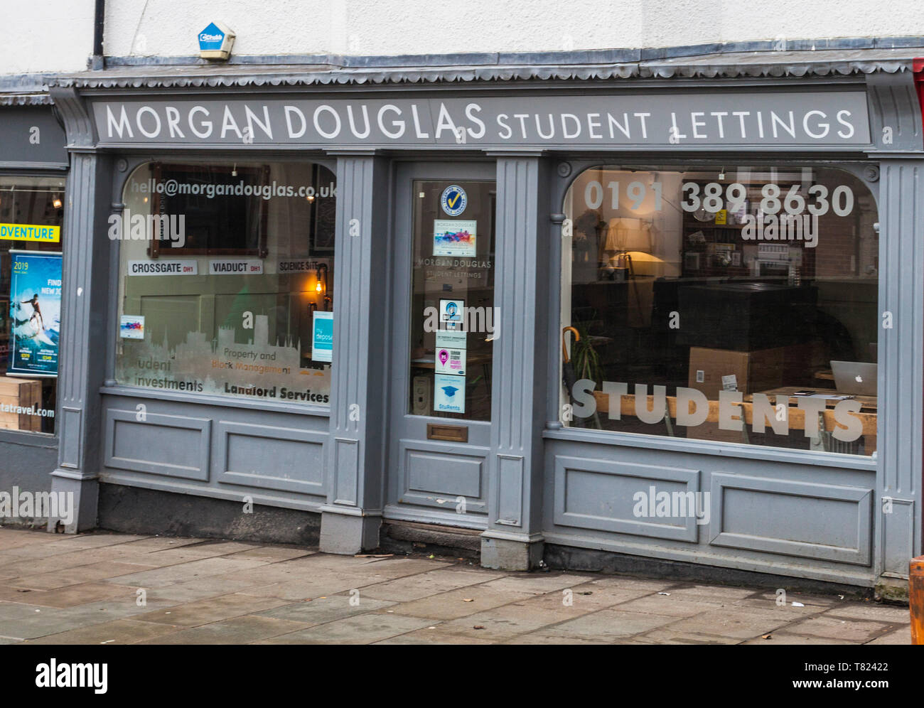Student lettings offices hi-res stock photography and images - Alamy
