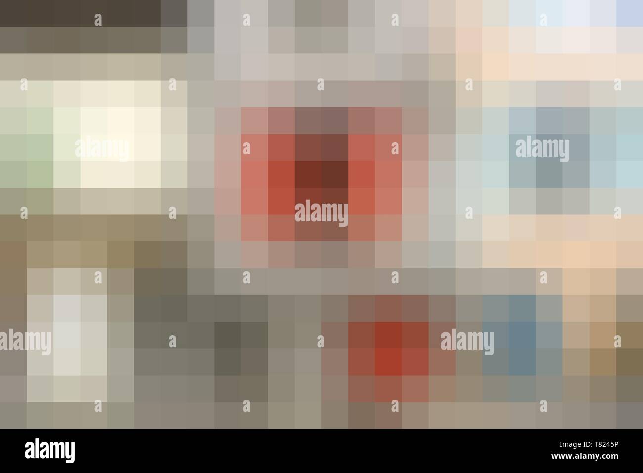 Pixel pattern background - pastel color grid blur texture Stock Photo ...