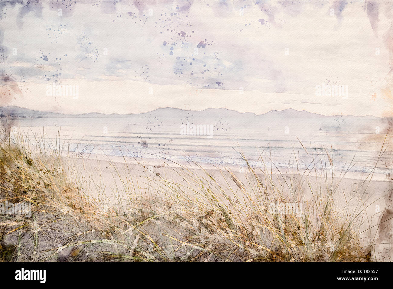 Watercolour effect from a photograph of Stock Photo - Alamy