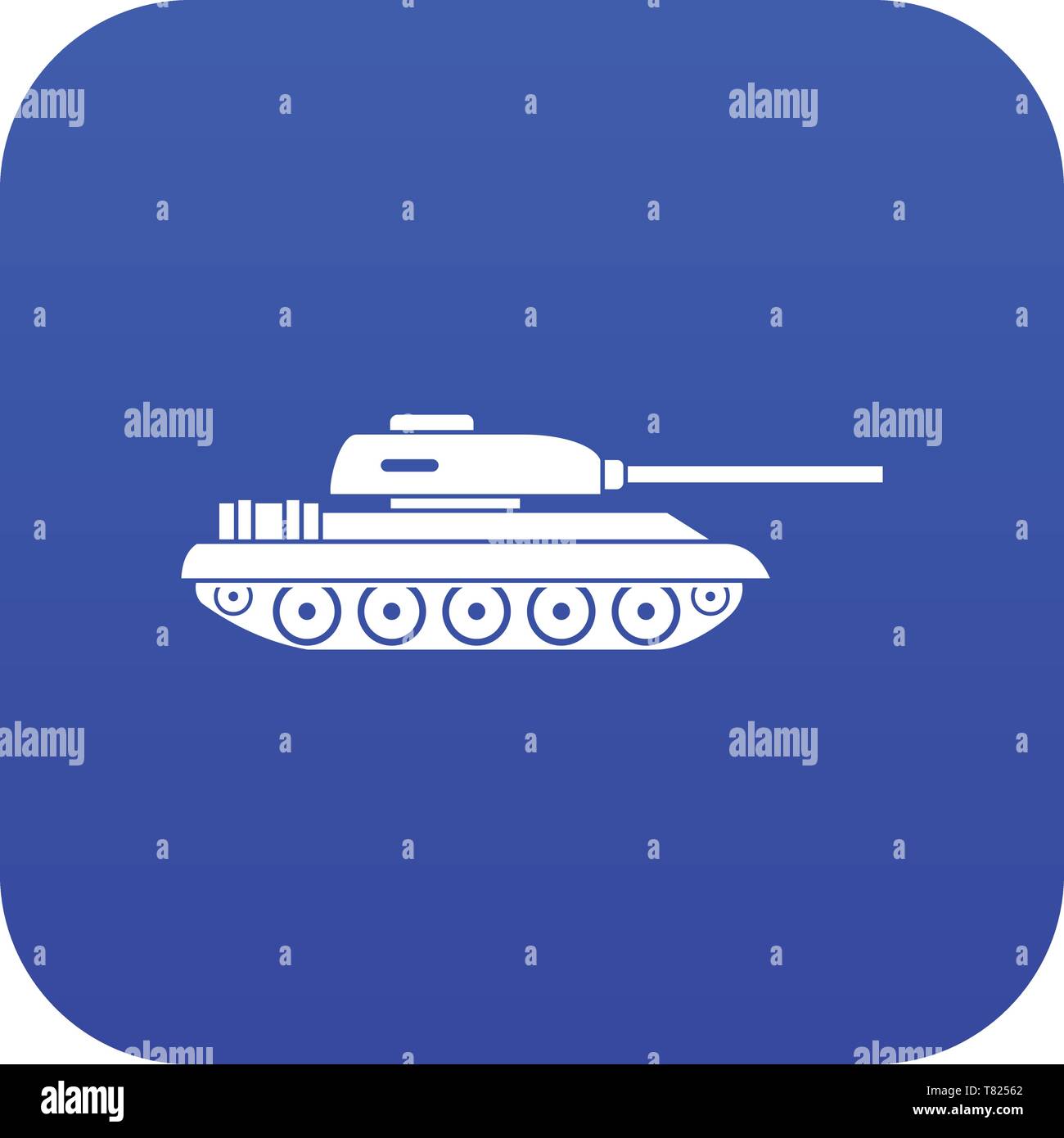 Tank icon digital blue Stock Vector Image & Art - Alamy