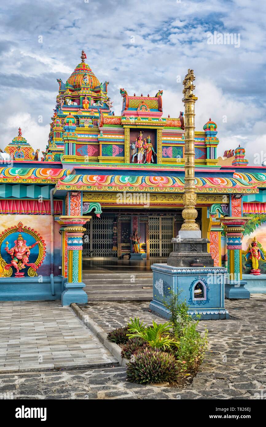 Temple temple hinduism religion mauritius africa eastern hi-res stock ...