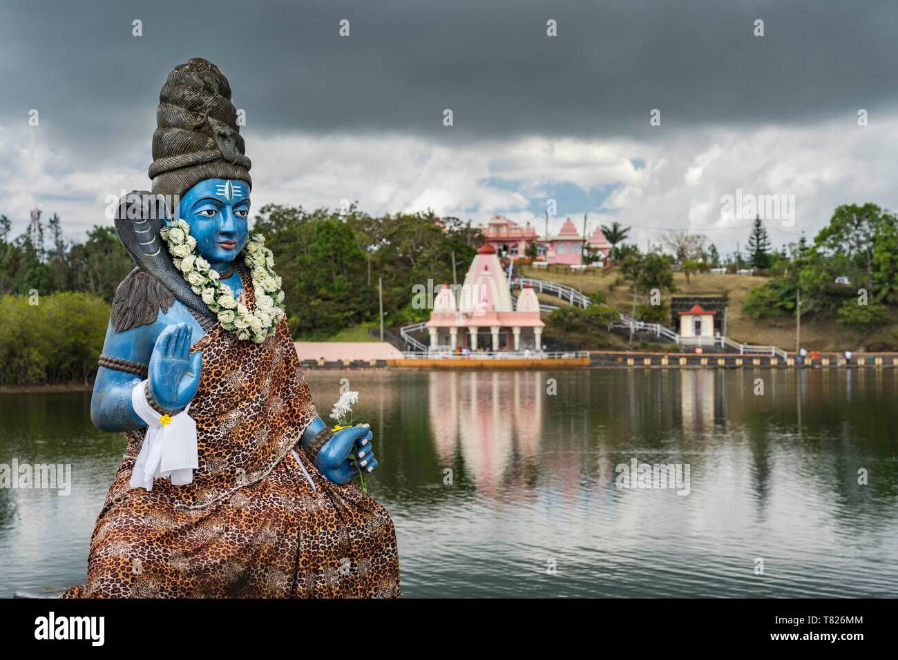 Mauritius, Savanne disctrict, Grand Bassin, crater lake, sacred place ...