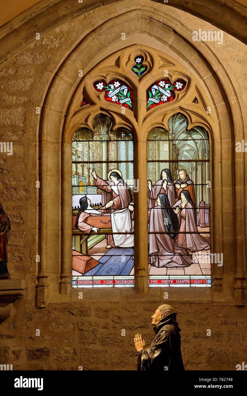 France, Jura, Poligny, Saint Hippolyte collegiate church dated 15th ...