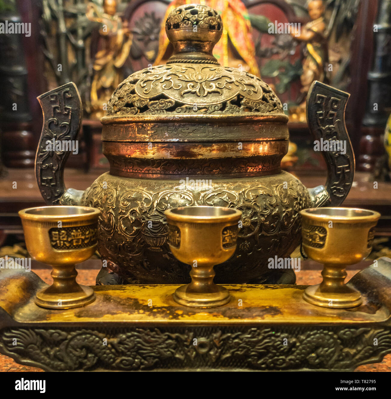 Tea temple street hong kong hi-res stock photography and images - Alamy
